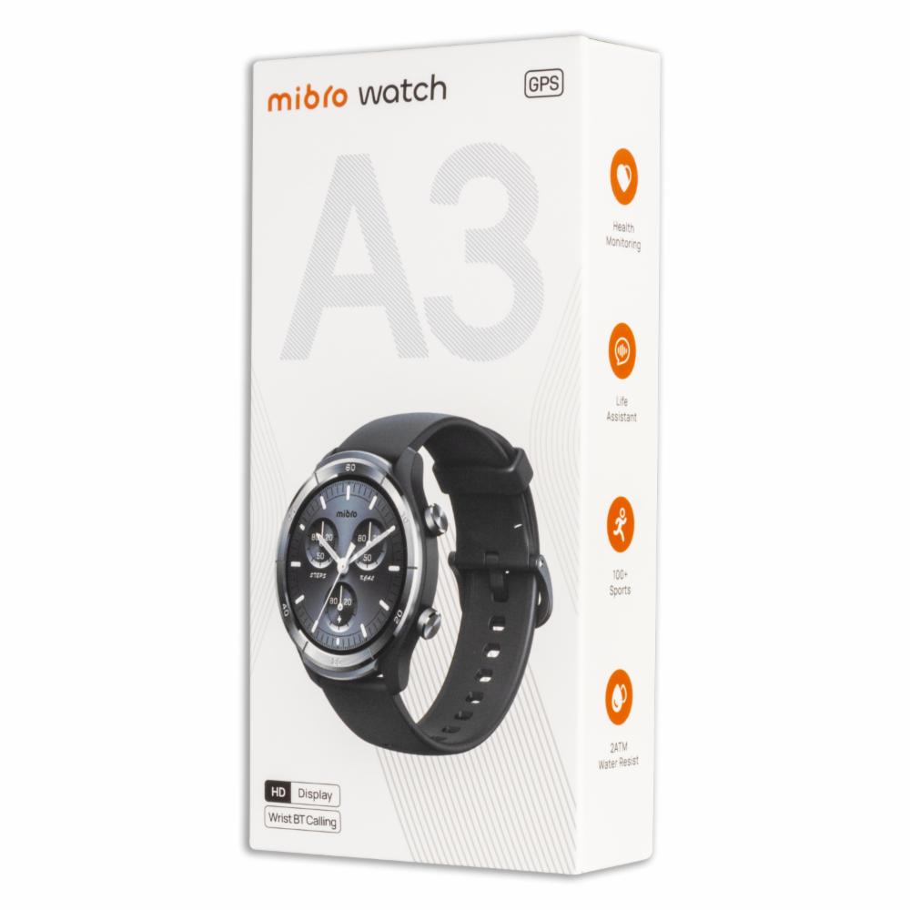 Smartwatch A3 Negro Mibro 51 Mm X 98 Mm Aki